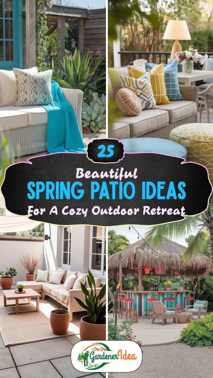 25 Spring Patio Ideas for a Cozy Outdoor Retreat - Gardener Idea