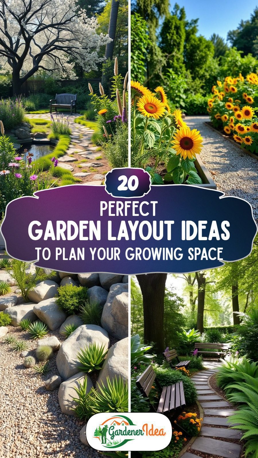 20 Garden Layout Ideas to Plan Your Perfect Growing Space - Gardener Idea
