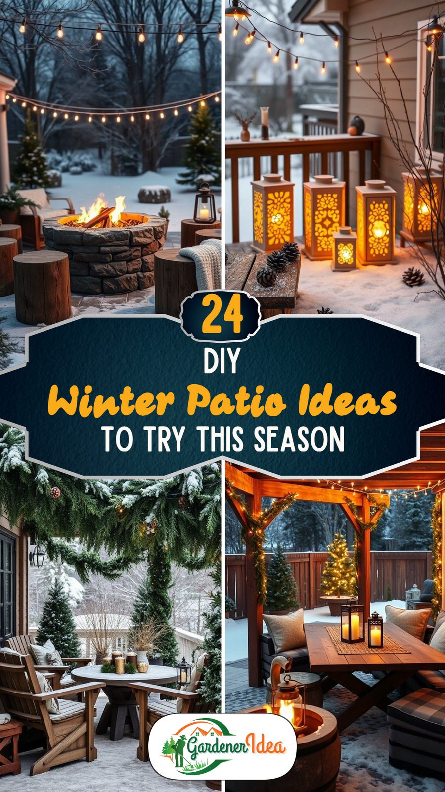 24 DIY Winter Patio Ideas To Try This Season - Gardener Idea