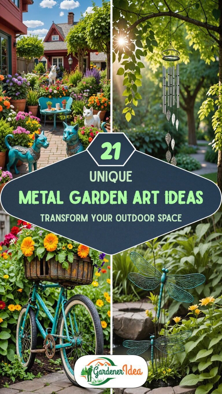21 Metal Garden Art Ideas - Gardener Idea