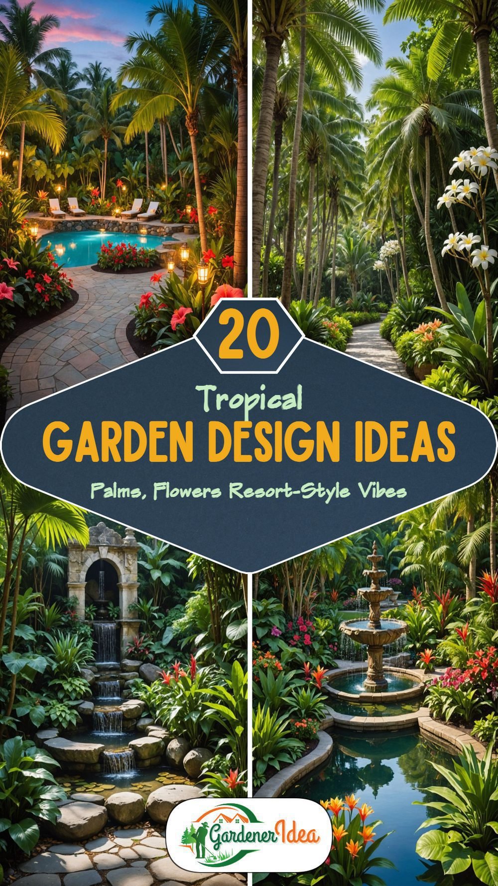 20 Tropical Garden Design Ideas - Gardener Idea