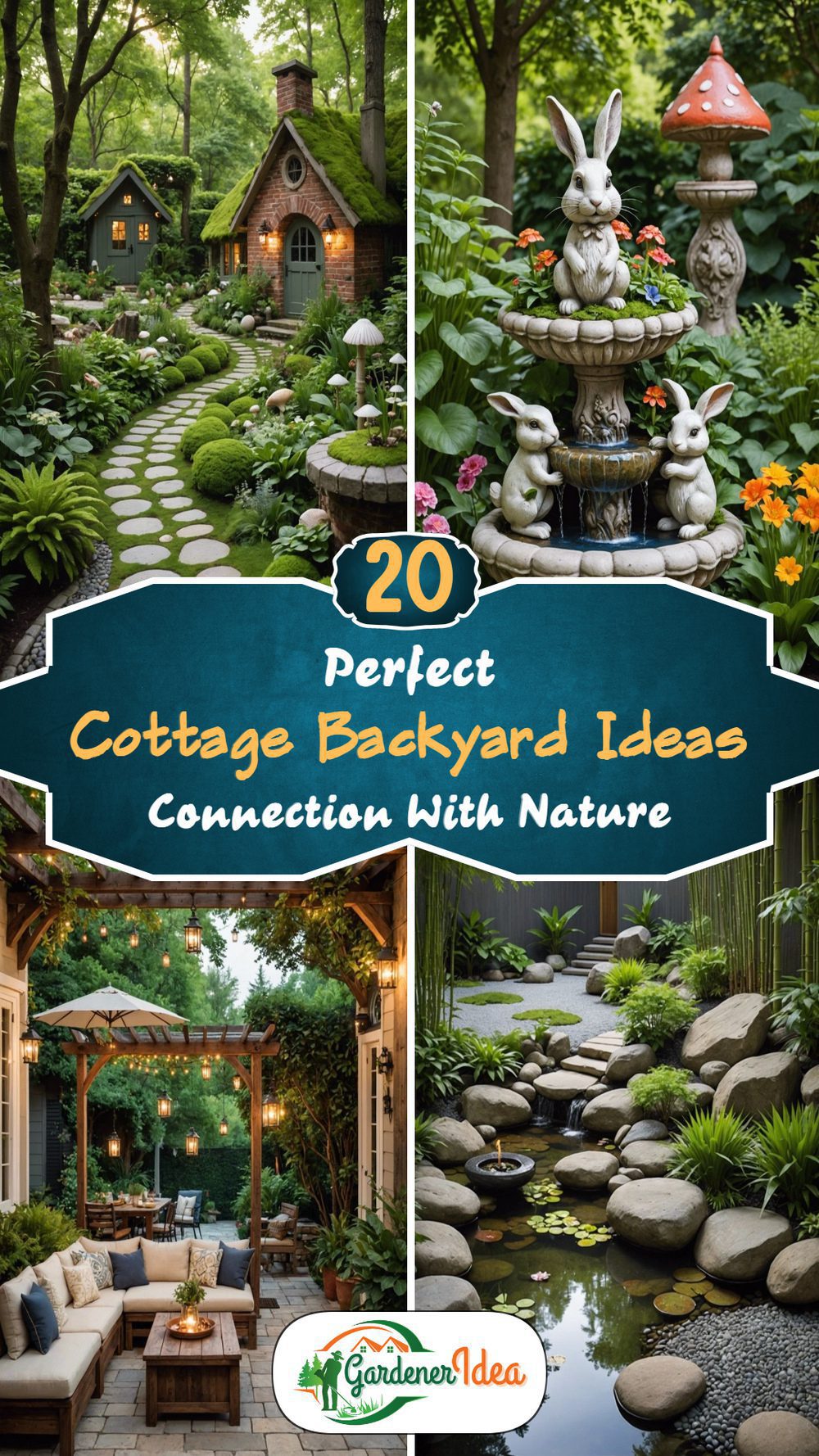 20 Cottage Backyard Ideas - Gardener Idea