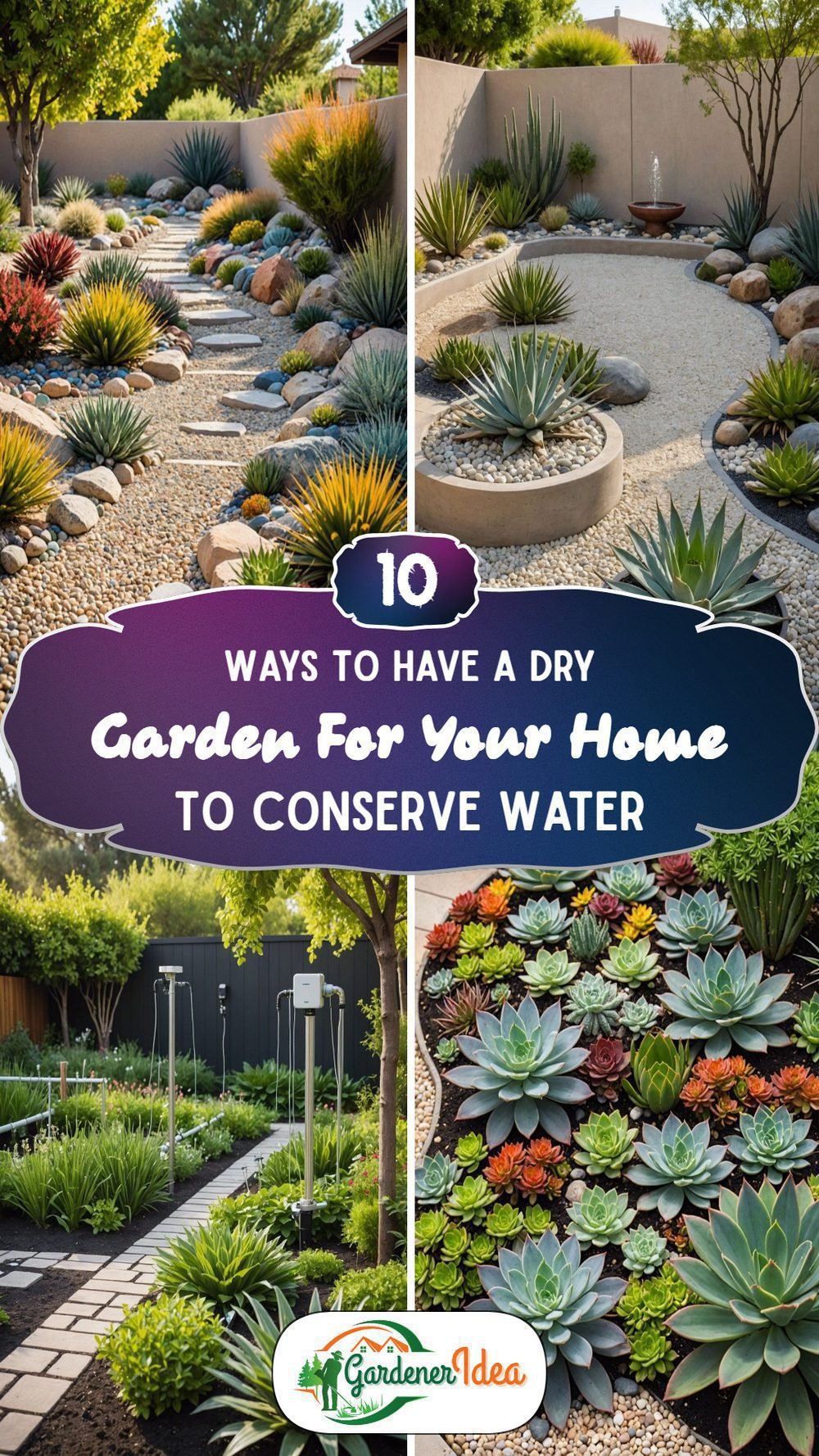 10 Ways To Have A Dry Garden For Your Home To Conserve Water - Gardener ...