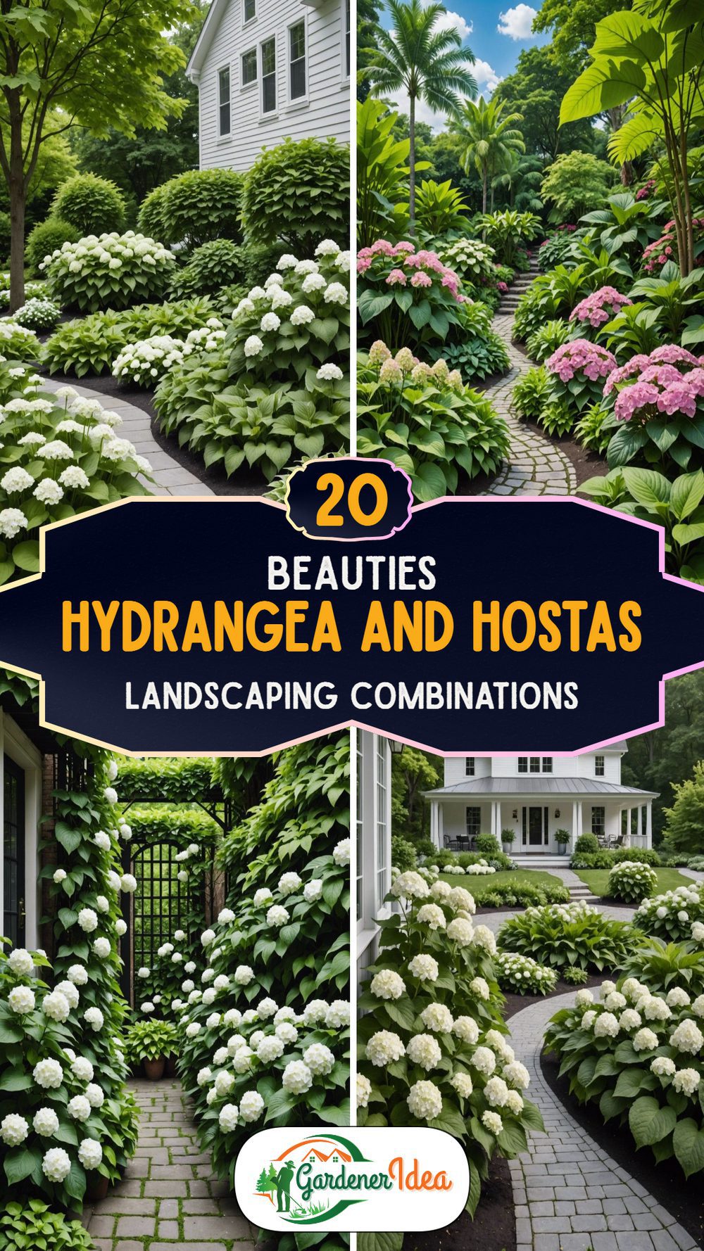 20 Hydrangea And Hostas Landscaping Combinations - Gardener Idea