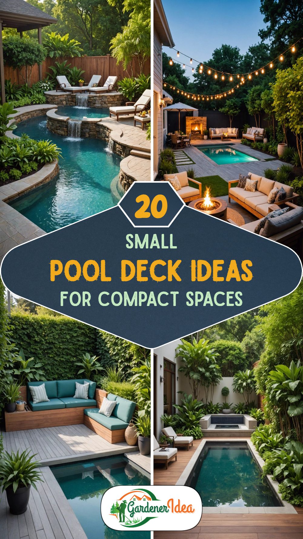 20 Small Pool Deck Ideas For Compact Spaces - Gardener Idea