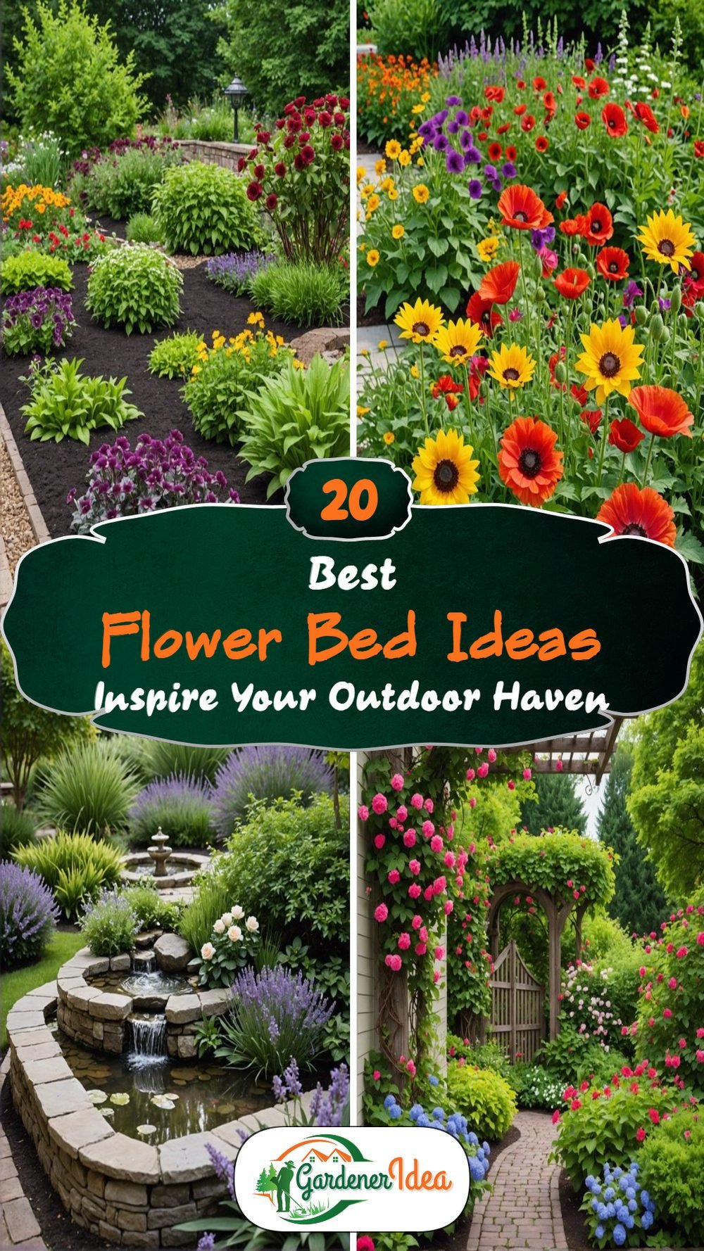 20 Best Flower Bed Ideas - Gardener Idea
