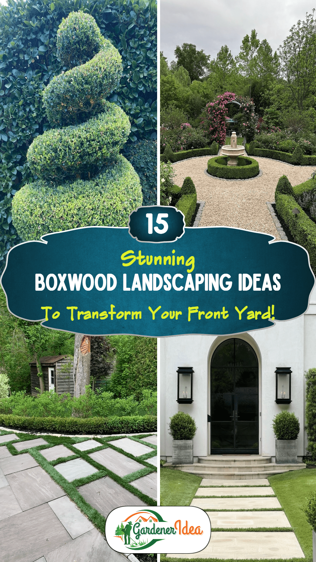 15 Stunning Boxwood Landscaping Ideas to Transform Your Front Yard ...
