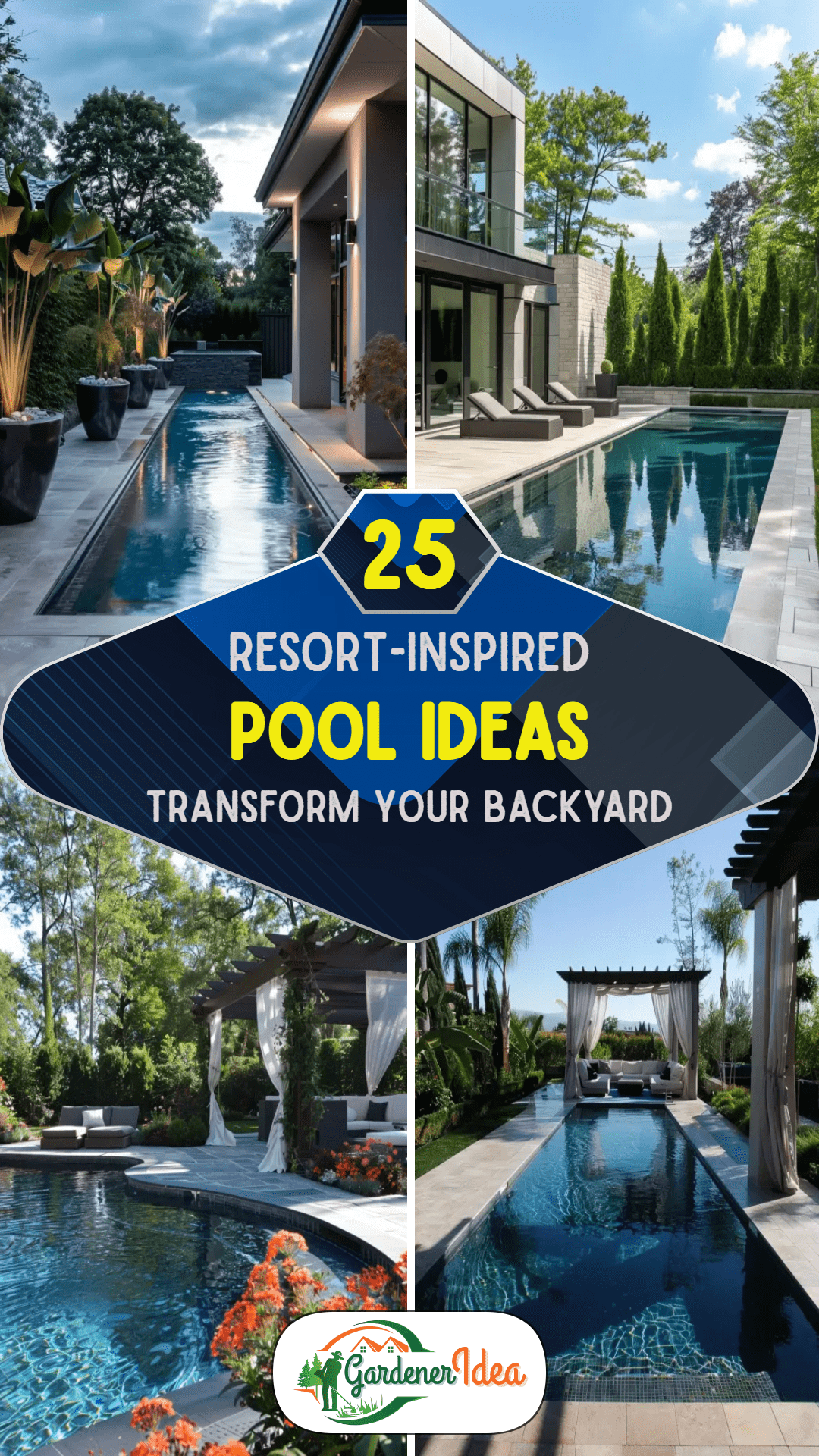 25+ Resort-Inspired Pool Ideas Transform Your Backyard - Gardener Idea