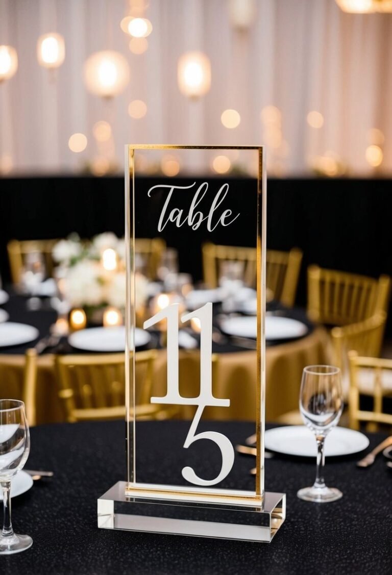 15 Stunning Black & Gold Table Decor Ideas for a Glam Wedding ...