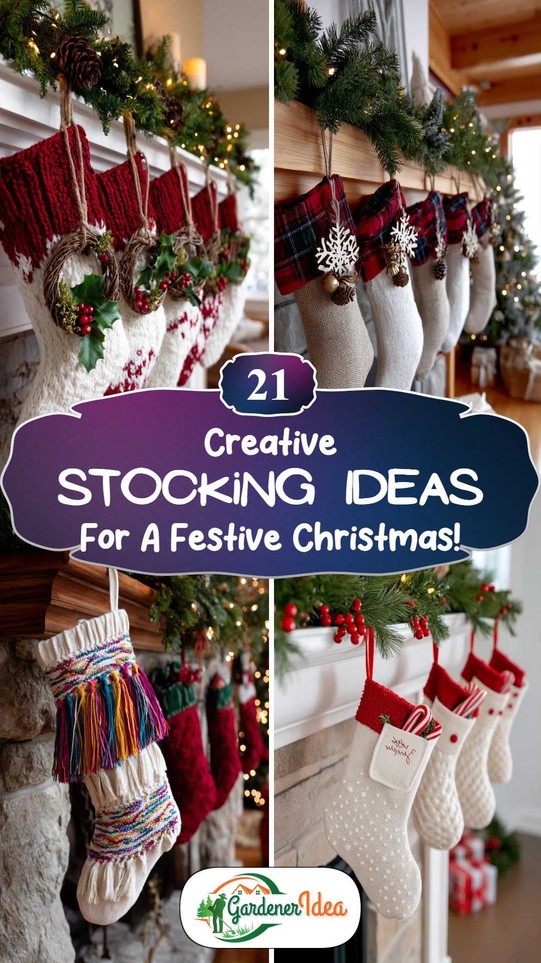 21 Creative Stocking Ideas for a Festive Christmas! - Gardener Idea