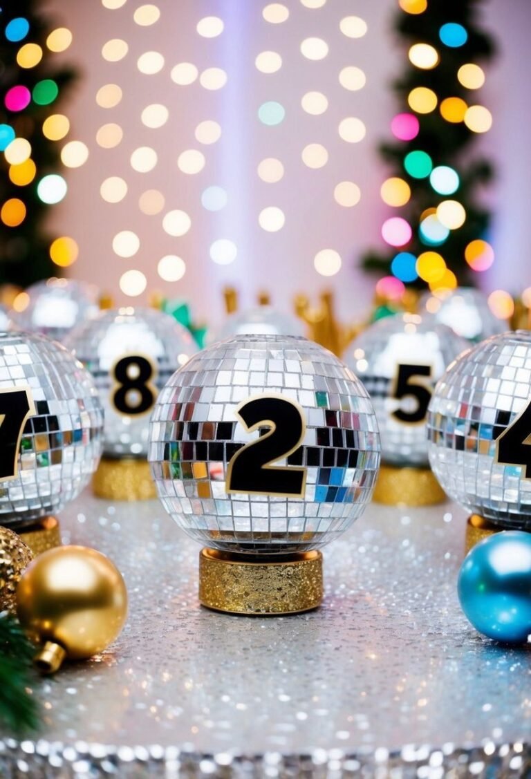 Sparkle & Shine: 15 Disco Ball Wedding Table Decor Tips! - Gardener Idea